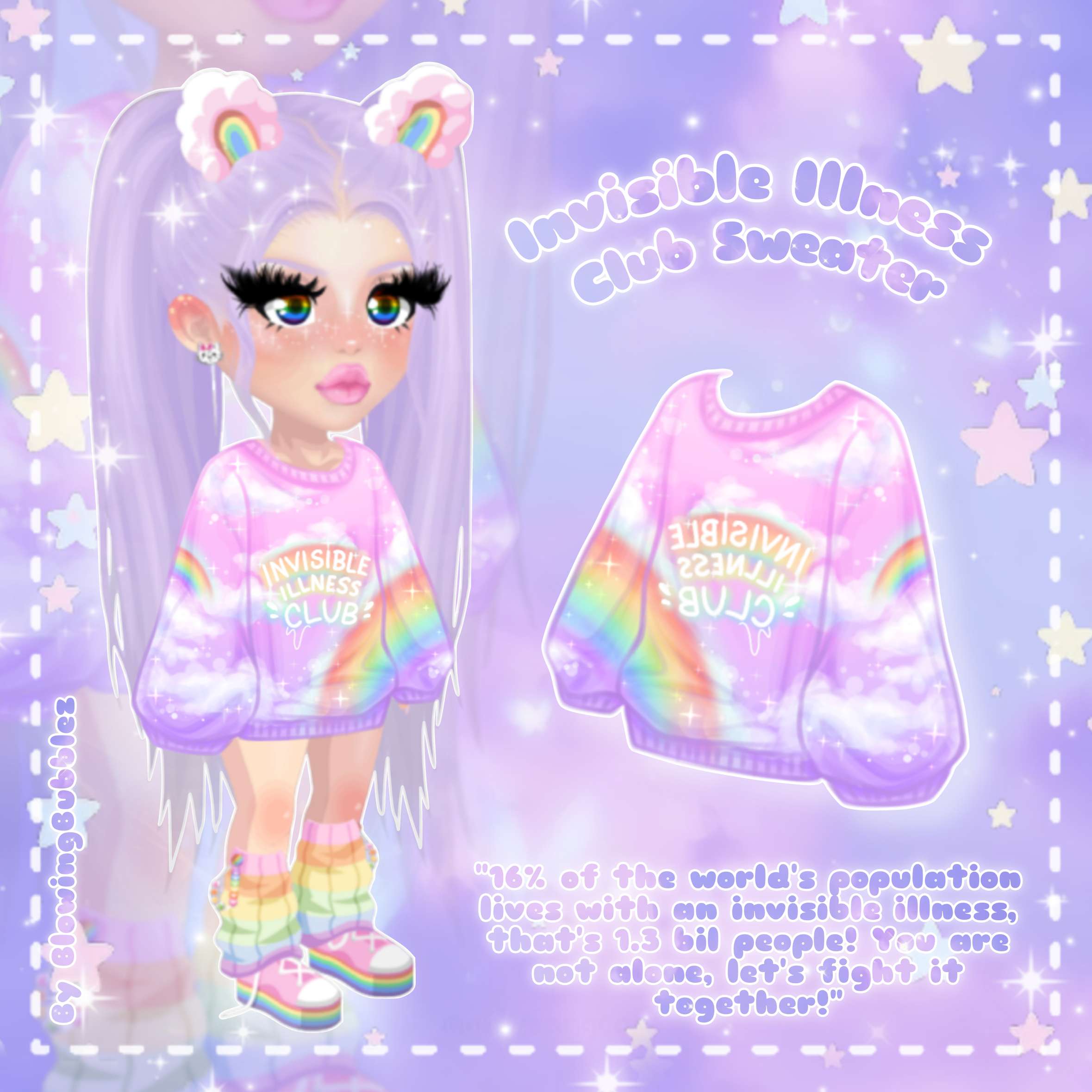 Invisible Illness Club Sweater • Highrise