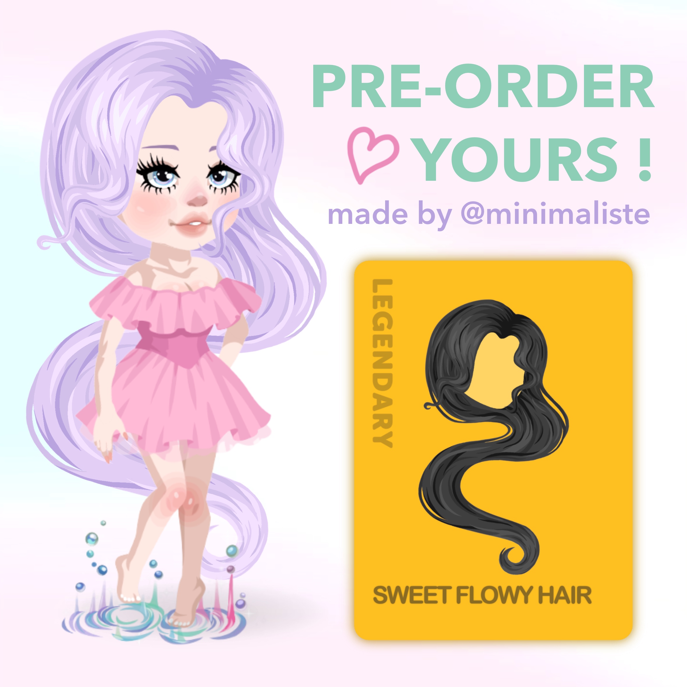 Sweet Flowy Hair • Highrise