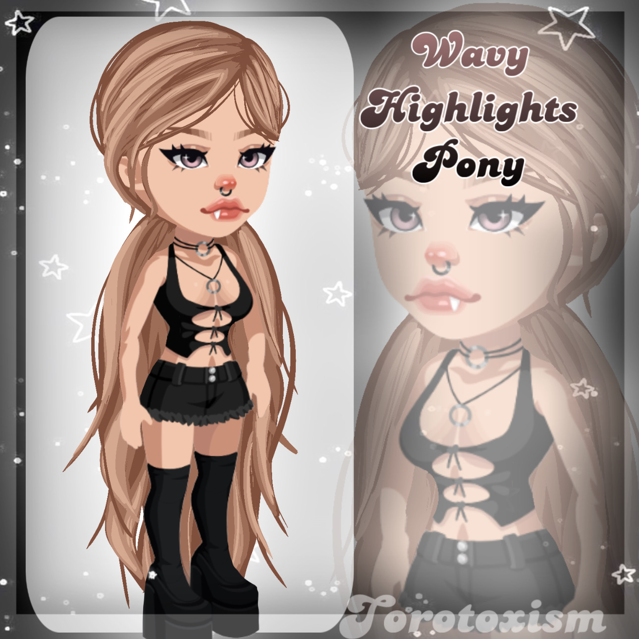 Wavy Highlights Pony • Highrise