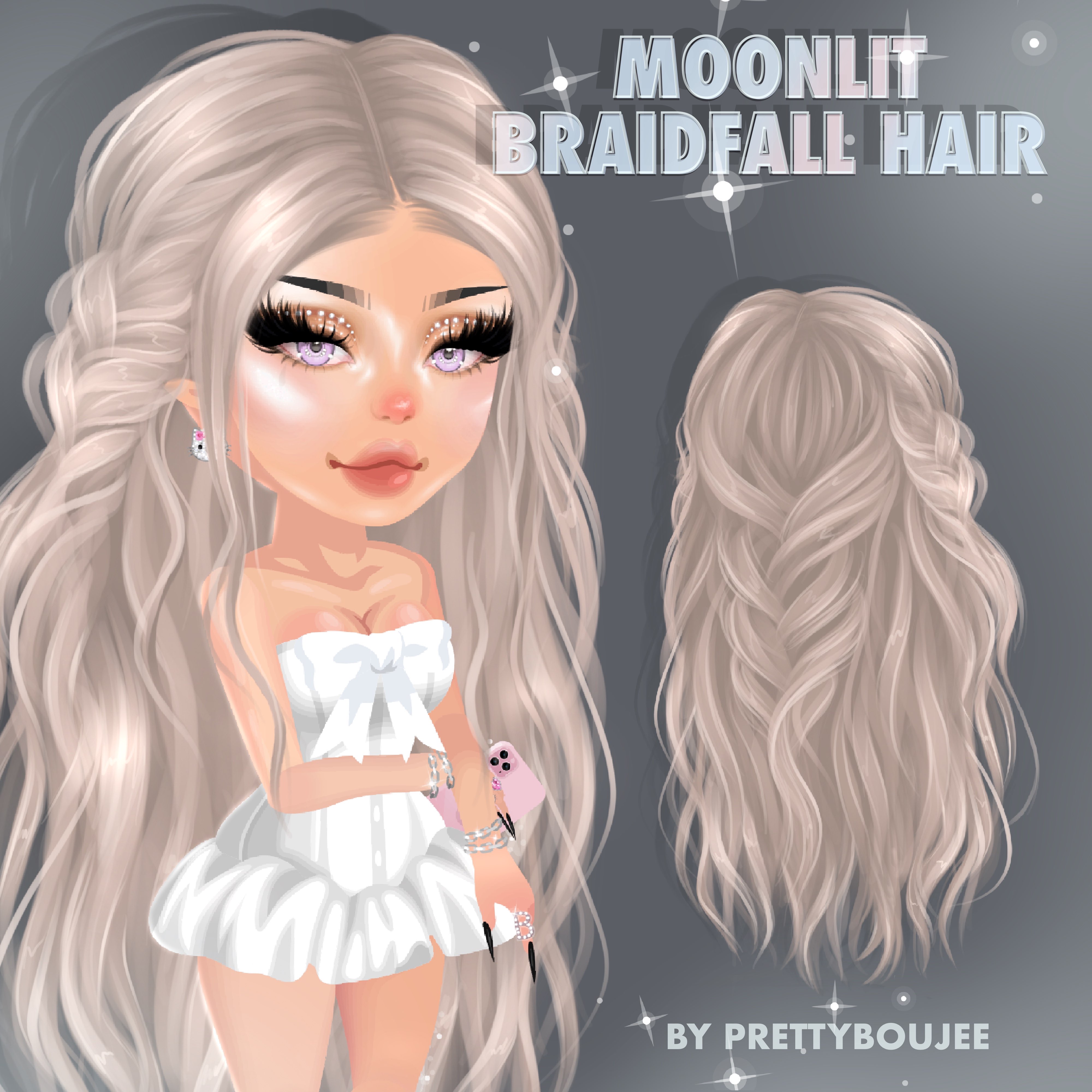 Moonlit Braidfall Hair • Highrise