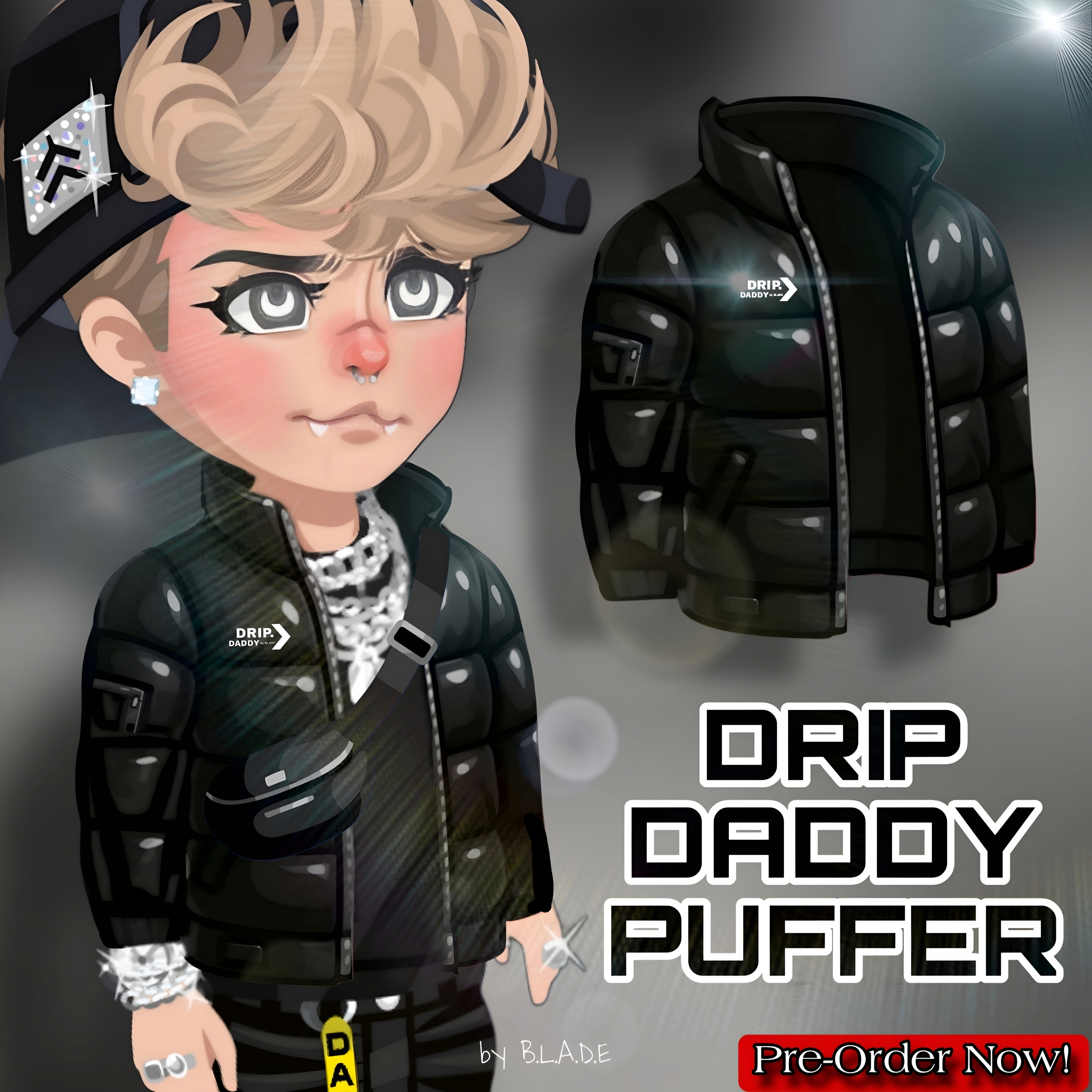 DRIP DADDY PUFFER • Highrise